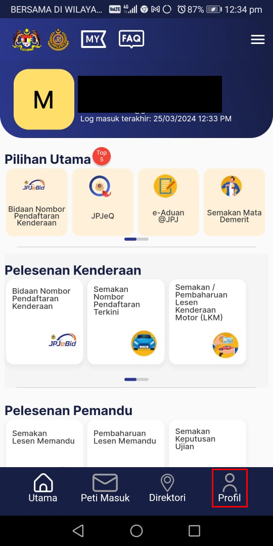 A Step-By-Step Guide on How to Access your digital road tax Via My JPJ App
