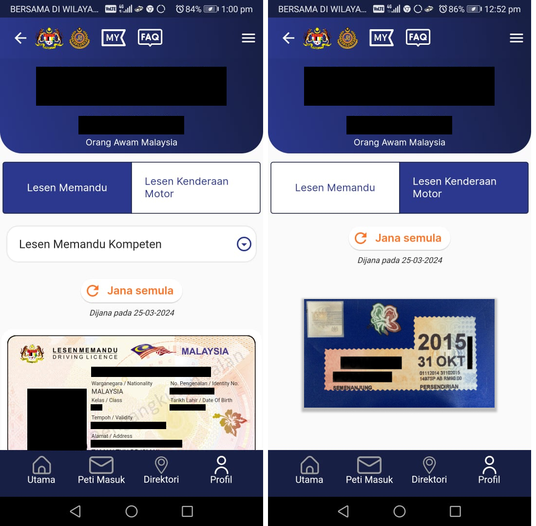A Step-By-Step Guide on How to Access your digital road tax Via My JPJ App