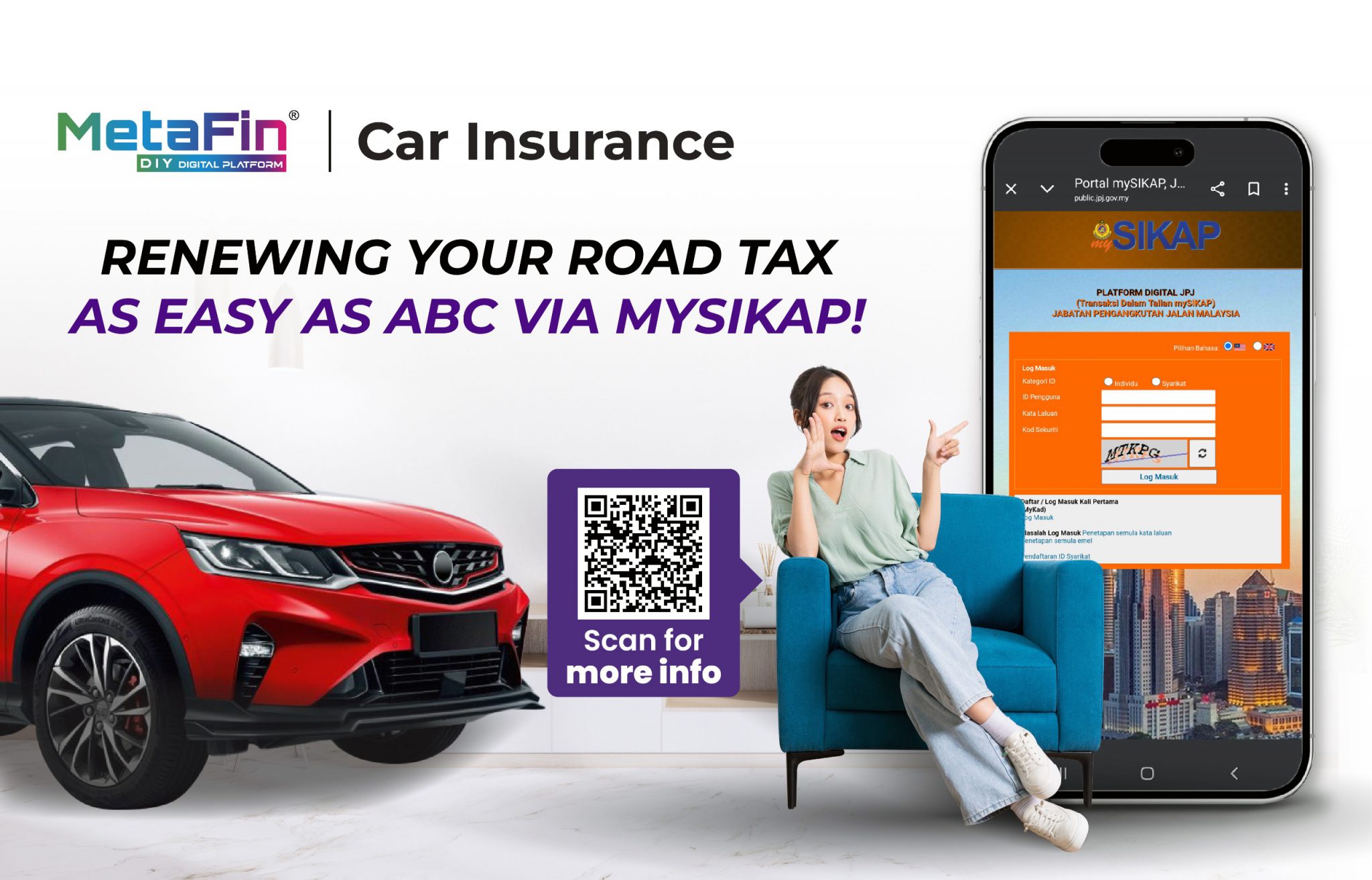 Renewing Your Road Tax So Easy via MySIKAP!